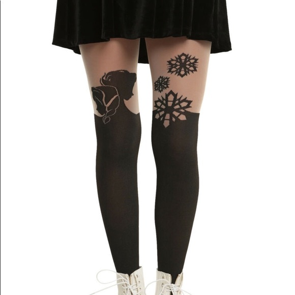 Disney | Accessories | Disney Tights Bundle The Little Mermaid Frozen ...